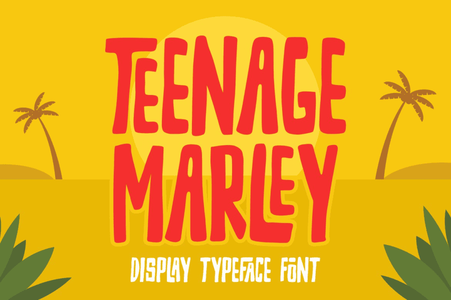 Teenage Marley Demo Font · 1001 Fonts