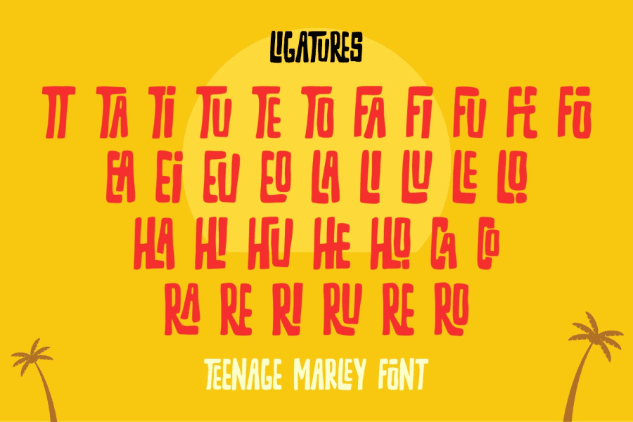 Teenage Marley Demo Font · 1001 Fonts