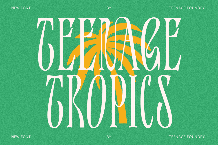 Teenage Tropics Font · 1001 Fonts