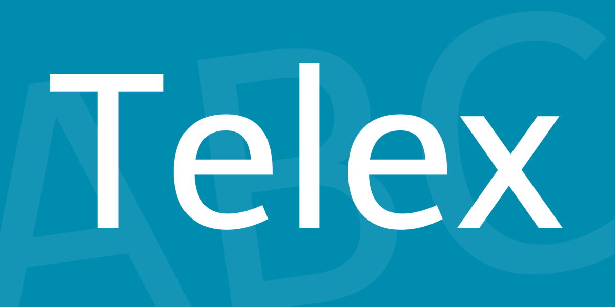 Telex Font · 1001 Fonts
