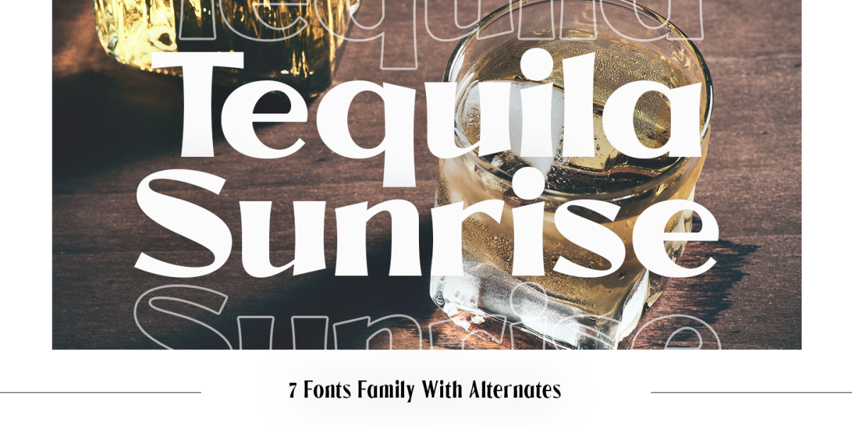 Tequila Sunrise Demo Font · 1001 Fonts