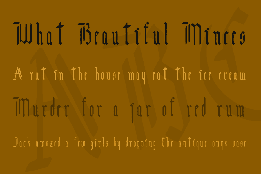 Texture Blackletter Font · 1001 Fonts