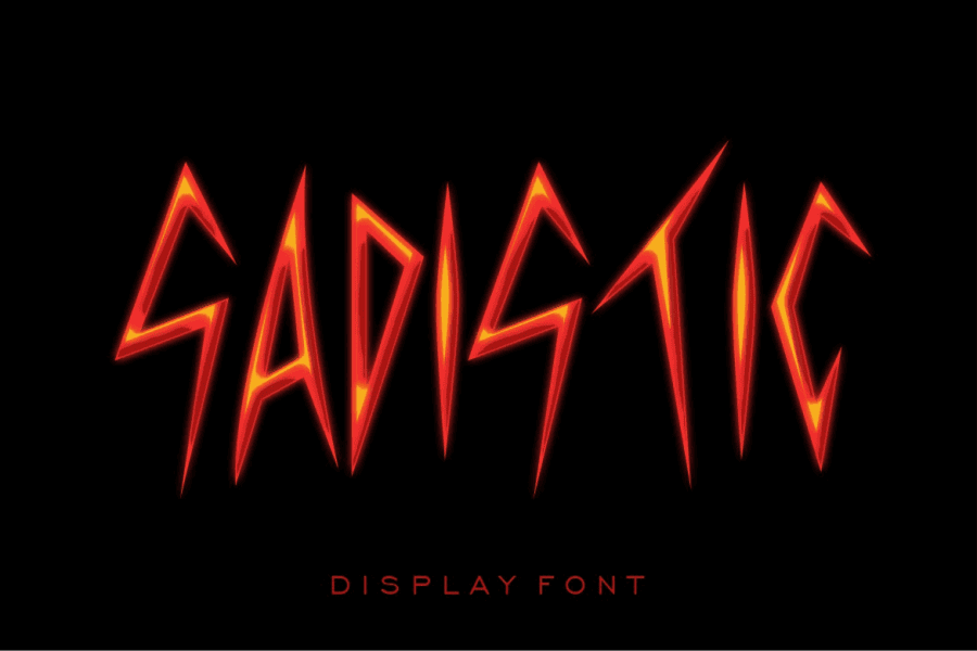 TF Sadistic Font · 1001 Fonts