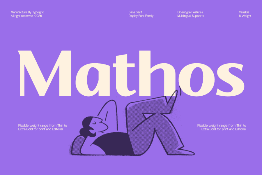 TG Mathos Demo Font Family · 1001 Fonts