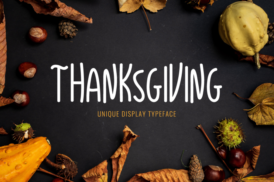 Thanksgiving Font · 1001 Fonts