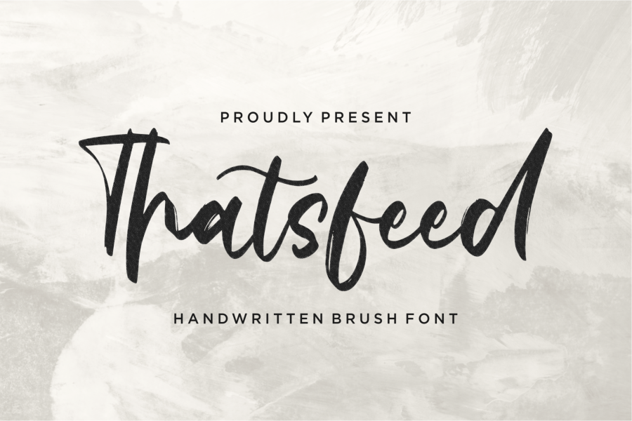 Thatsfeed Font · 1001 Fonts