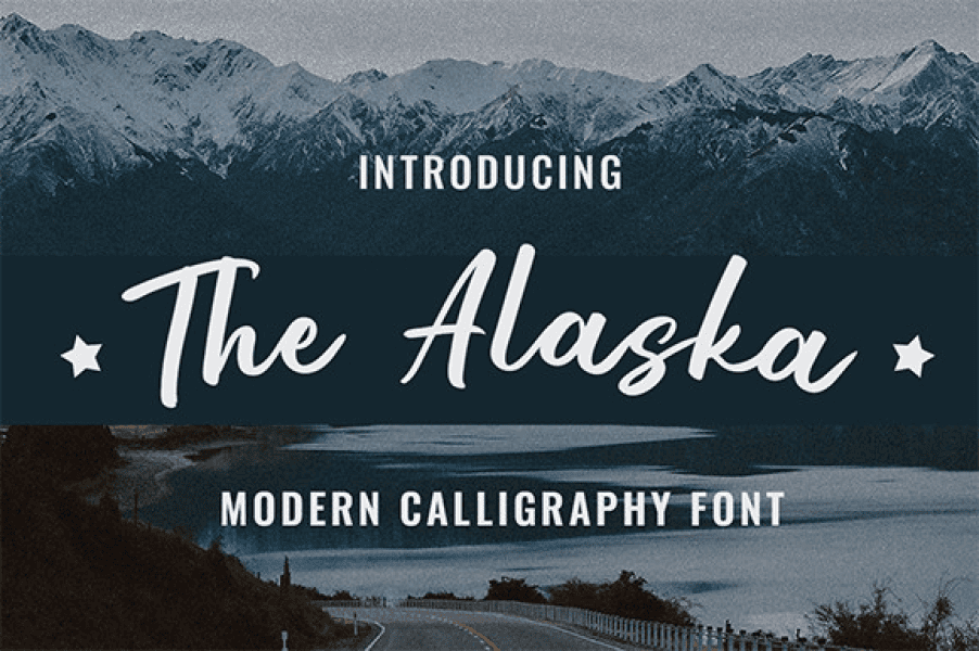The Alaska Font · 1001 Fonts