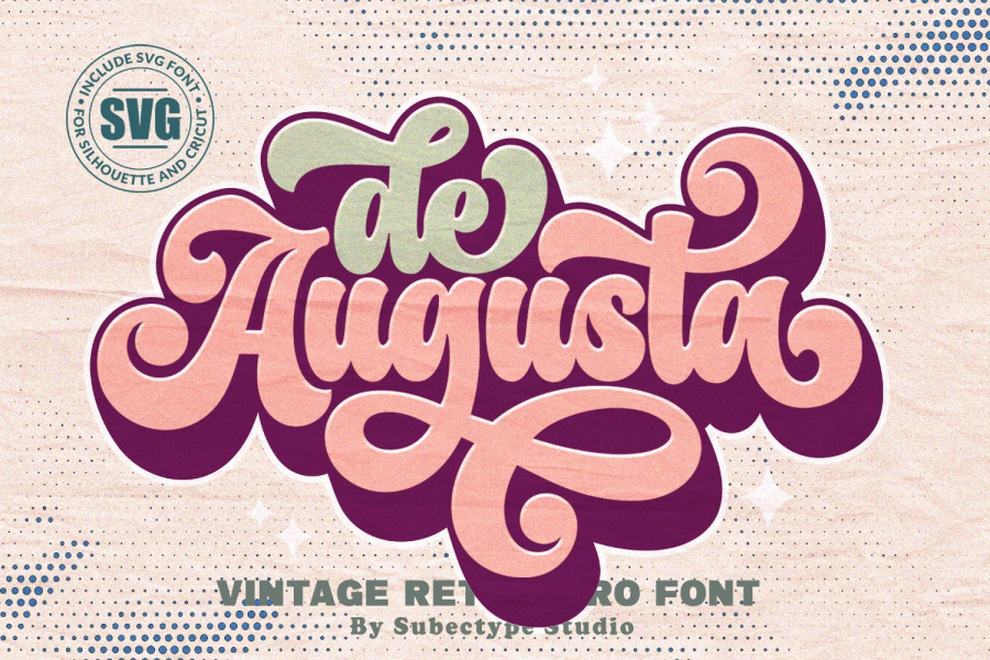 The Augusta Font · 1001 Fonts