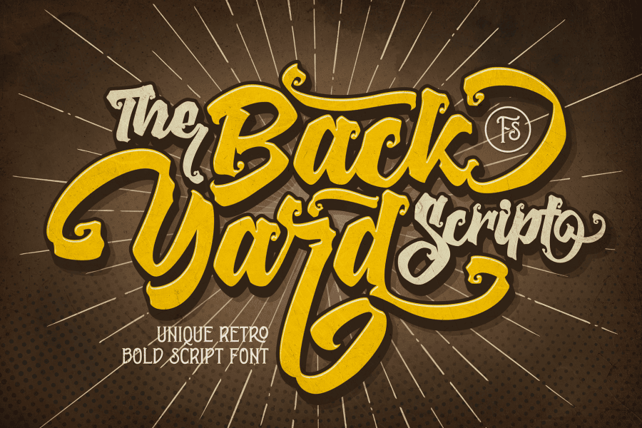 The Backyard Script Font · 1001 Fonts