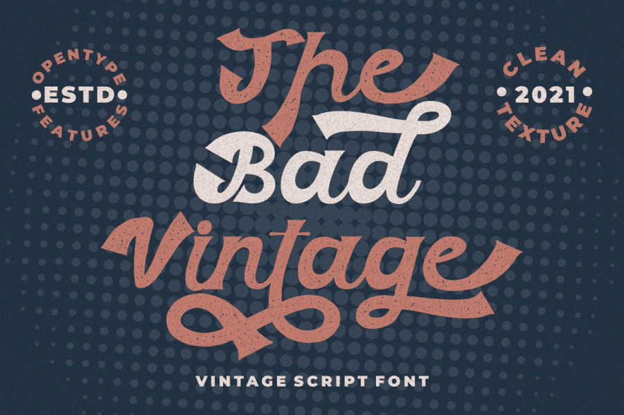 The Bad Vintage Font · 1001 Fonts
