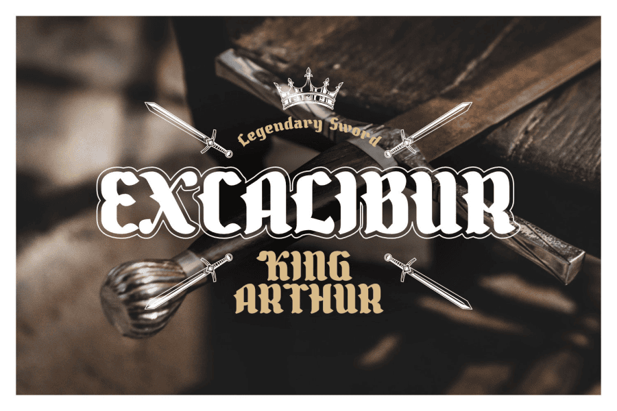 The Black Knight Font · 1001 Fonts