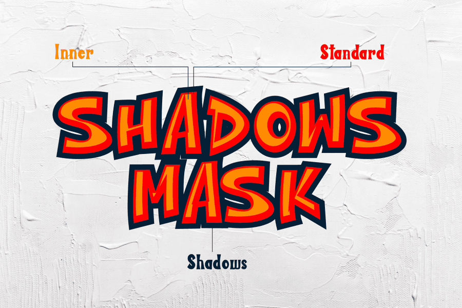 The bolder shadow Font Family · 1001 Fonts
