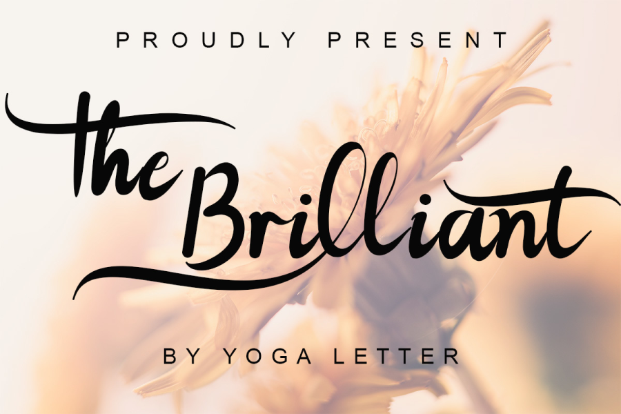 The Brilliant Font · 1001 Fonts
