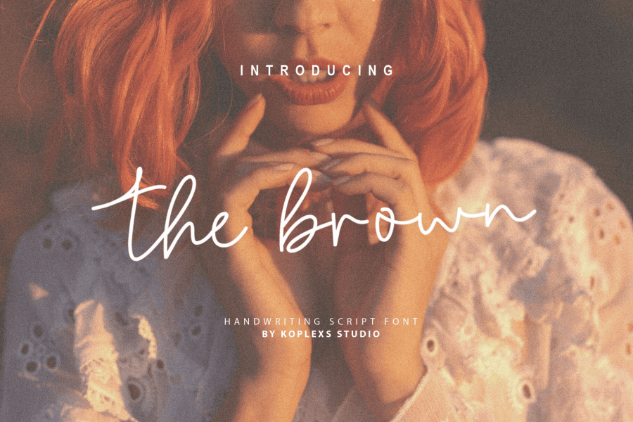 the brown Font · 1001 Fonts