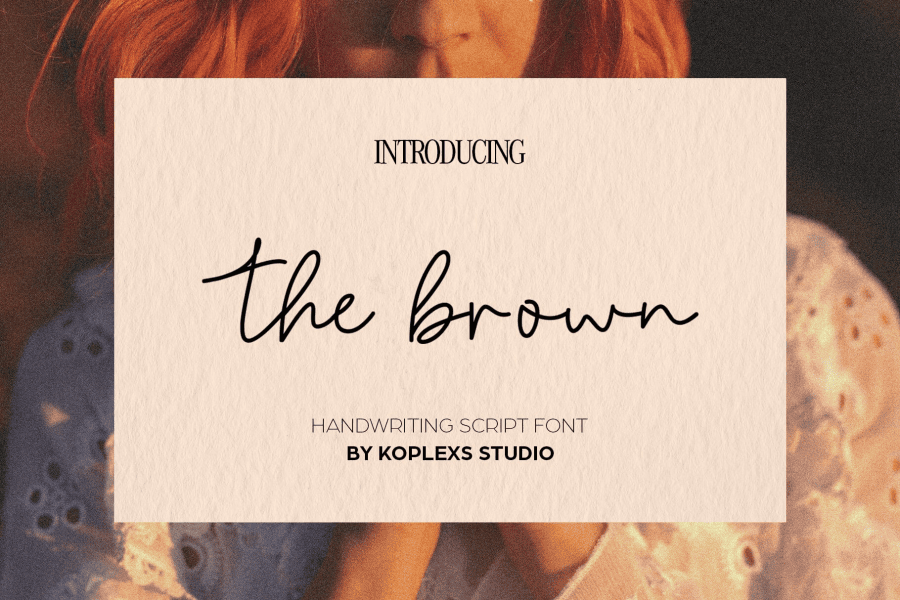 the brown Font · 1001 Fonts