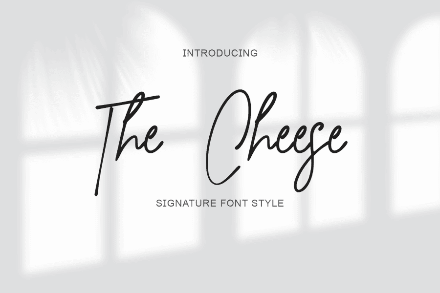 The Cheese Font · 1001 Fonts
