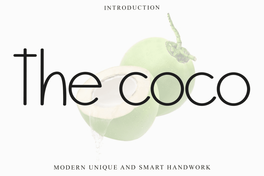 The Coco Font · 1001 Fonts