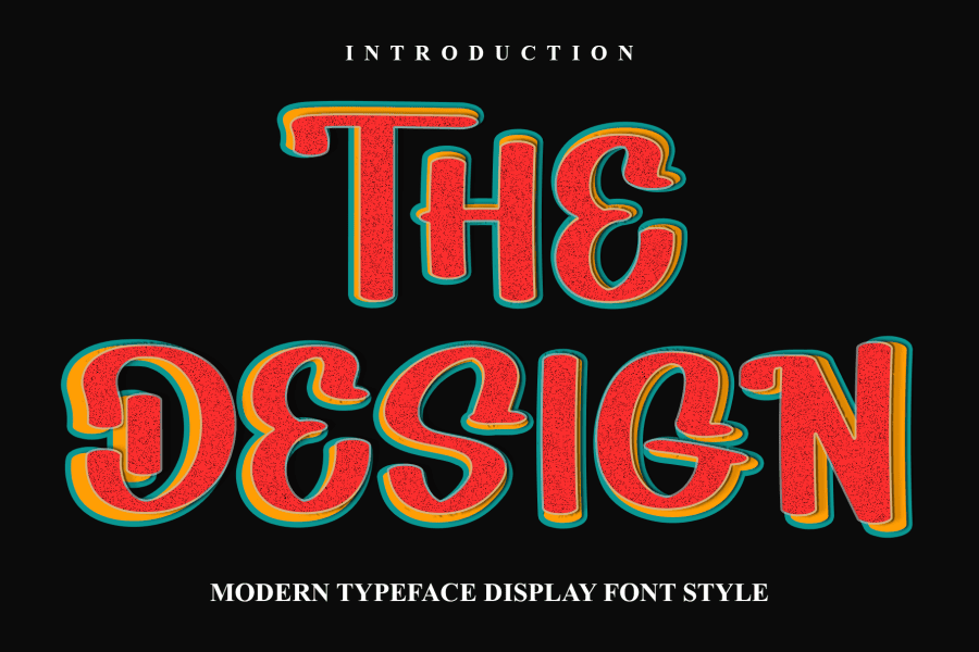 The Design Font · 1001 Fonts