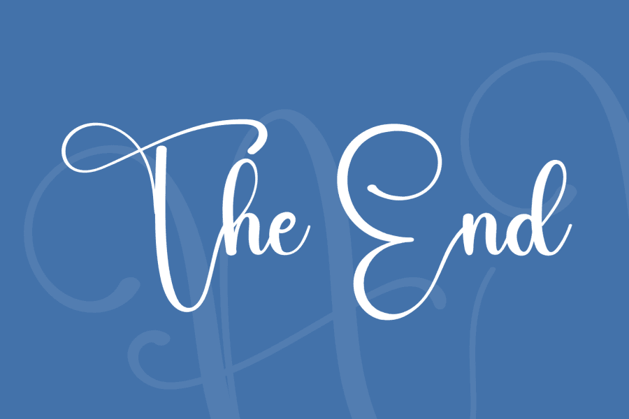 The End Font · 1001 Fonts