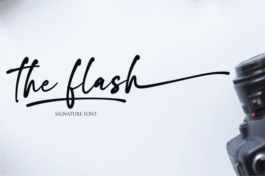 The flash Font · 1001 Fonts