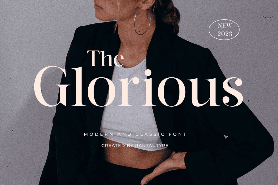 The Glorious Font · 1001 Fonts
