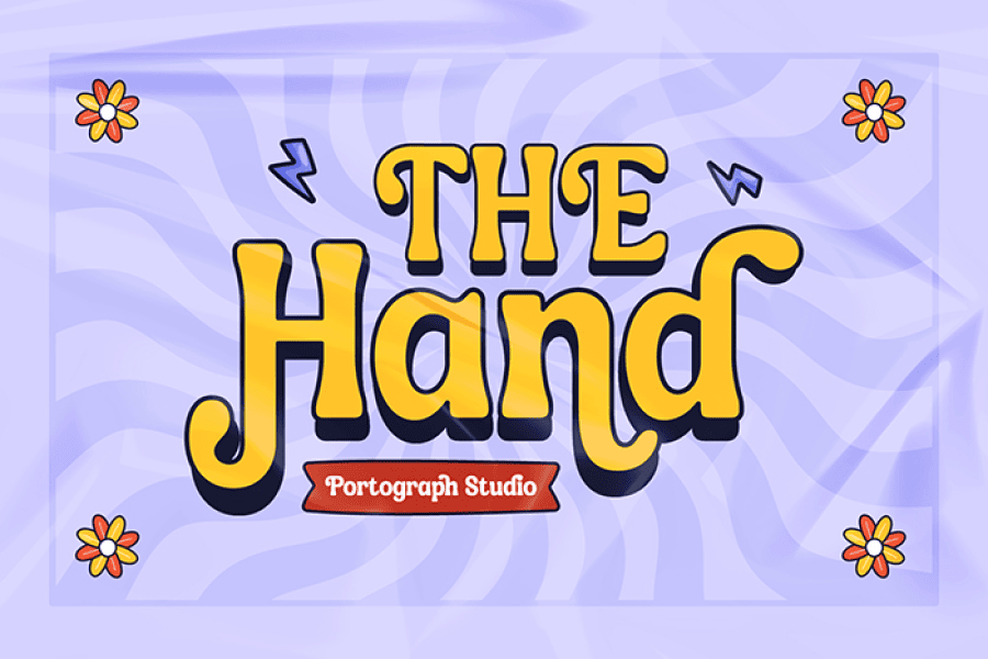The Hand Font · 1001 Fonts