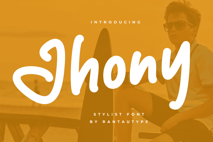 The Jhony Font · 1001 Fonts