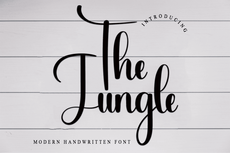The Jungle Font · 1001 Fonts
