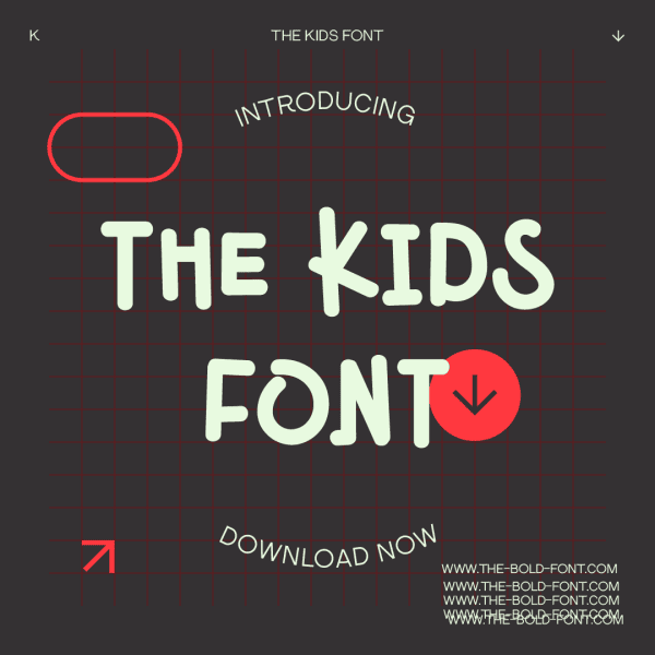 THE KIDS FONT Font · 1001 Fonts
