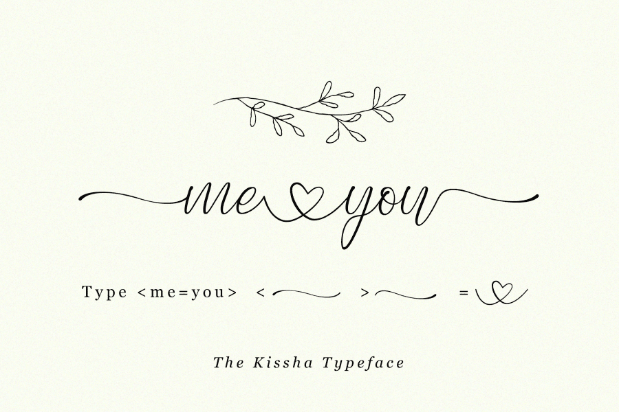 The Kissha Font · 1001 Fonts