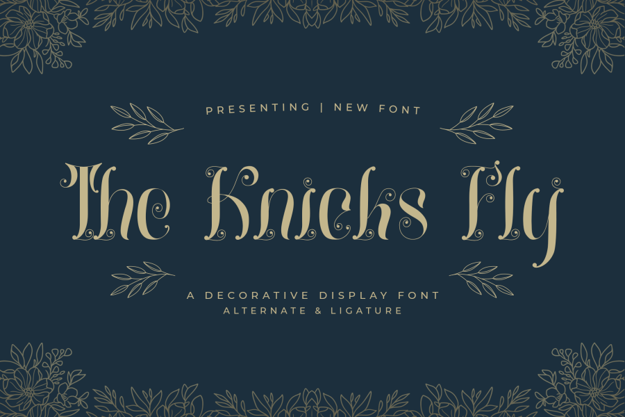 The Knicks Fly Font · 1001 Fonts