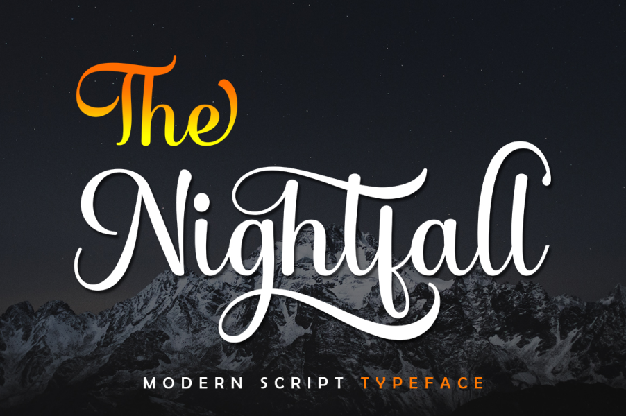 The Nightfall Font · 1001 Fonts