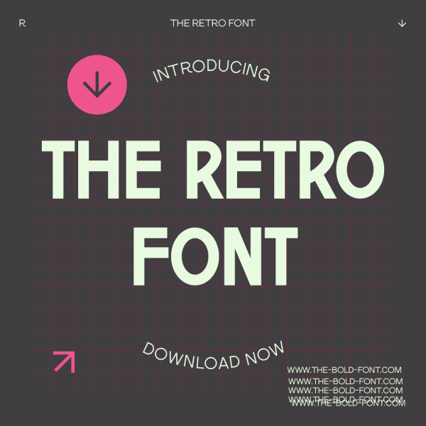 THE RETRO FONT Font · 1001 Fonts