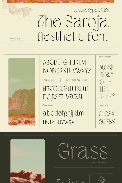 The Saroja Font · 1001 Fonts