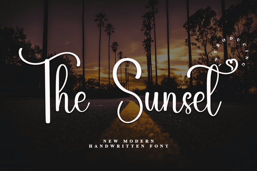 The Sunset Font · 1001 Fonts