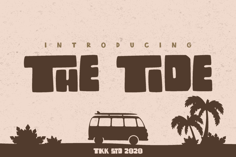 The Tide Font · 1001 Fonts