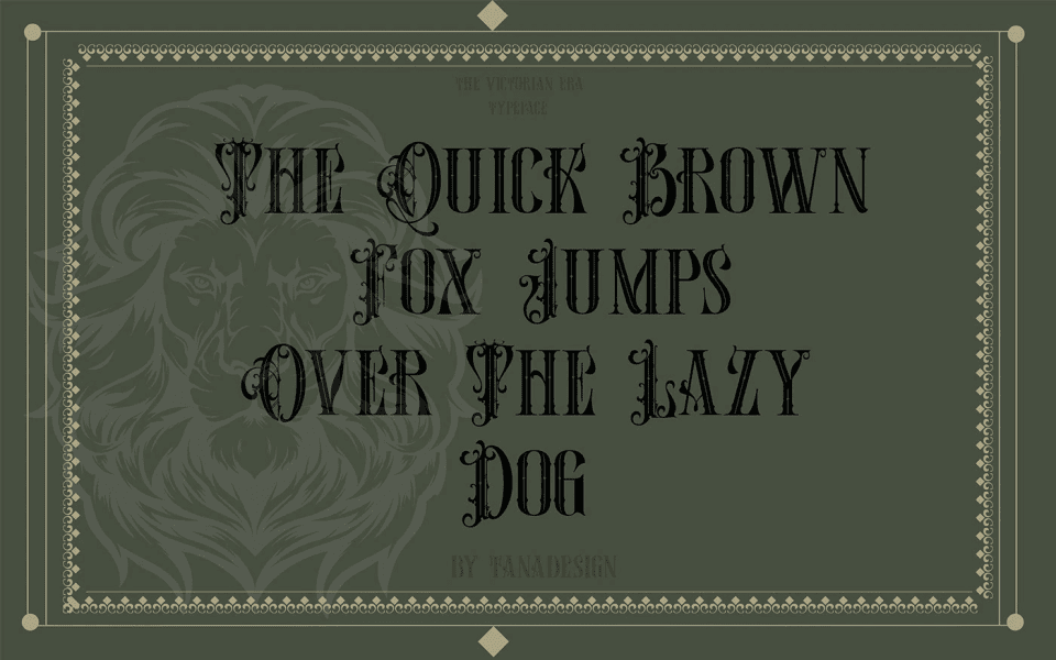 Victorian Era Newspaper Font