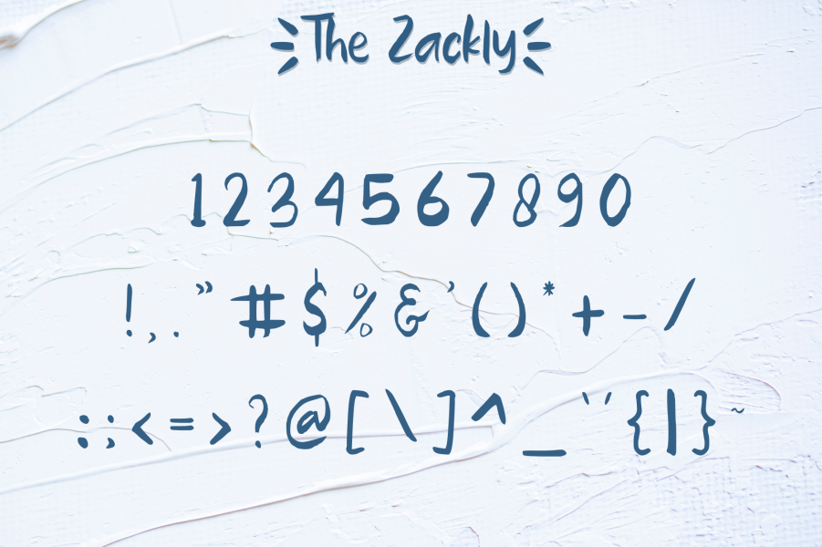 The Zackly Font · 1001 Fonts