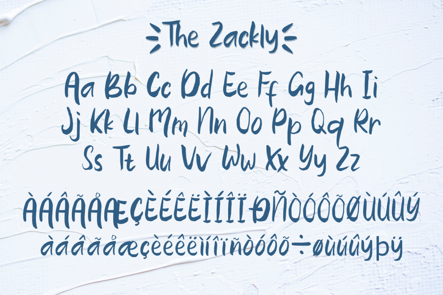 The Zackly Font · 1001 Fonts