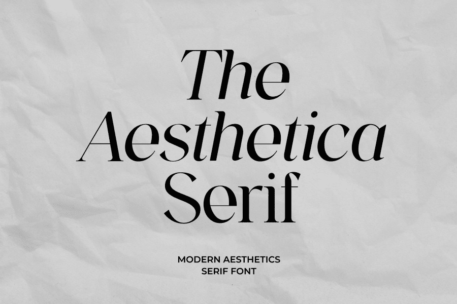 TheAestheticaSerif Font Family · 1001 Fonts