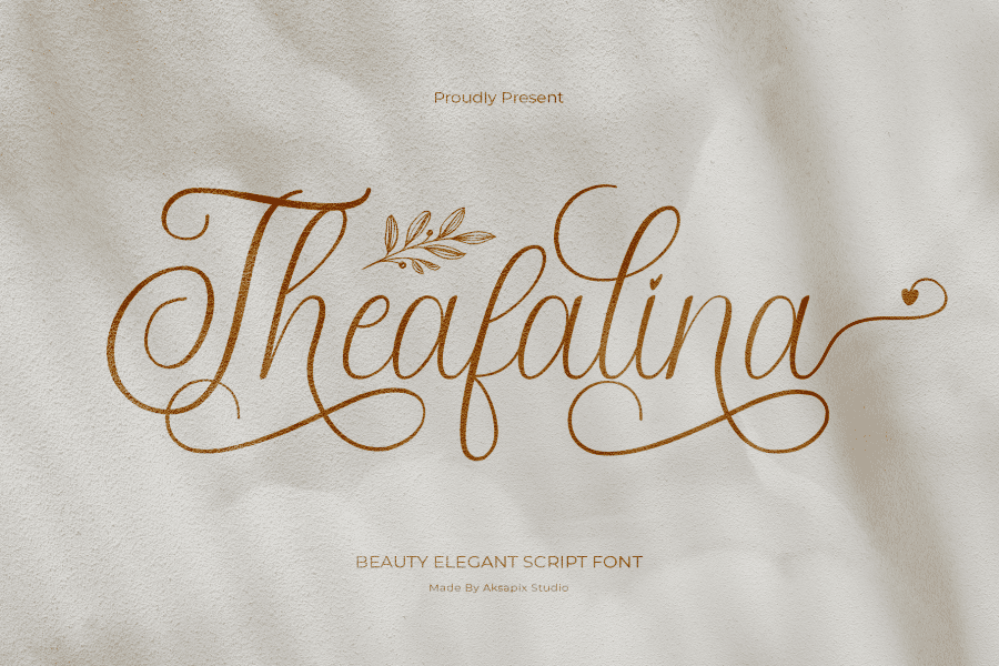 Theafalina Font · 1001 Fonts