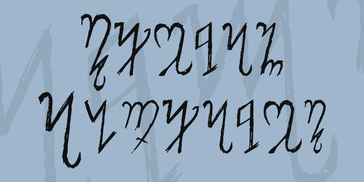 Theban Alphabet Font · 1001 Fonts