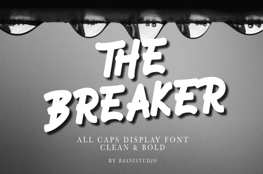 THEBREAKER Font · 1001 Fonts