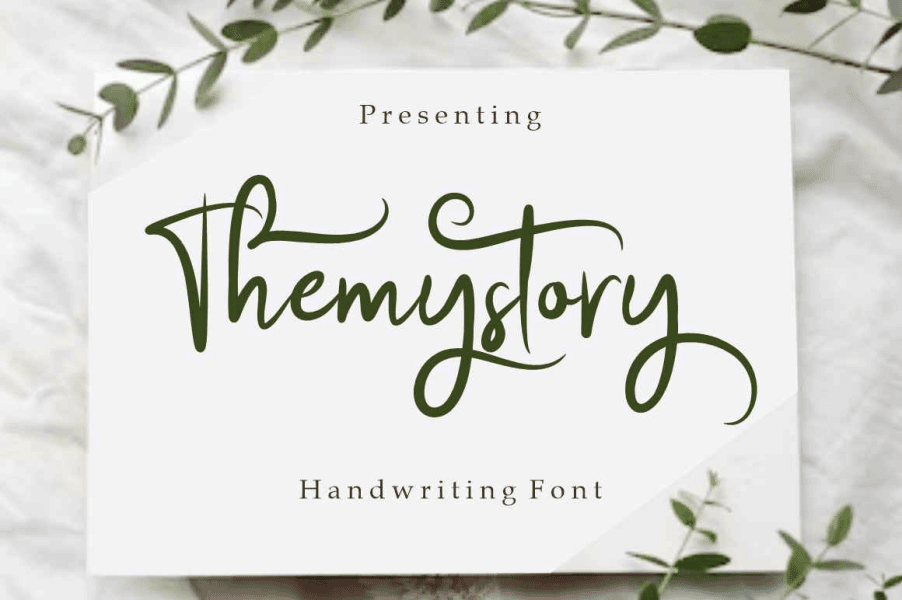 Themystory Font · 1001 Fonts