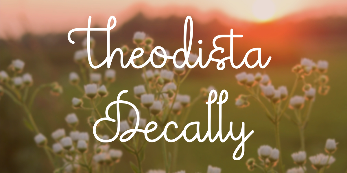 Theodista Decally Font Family · 1001 Fonts