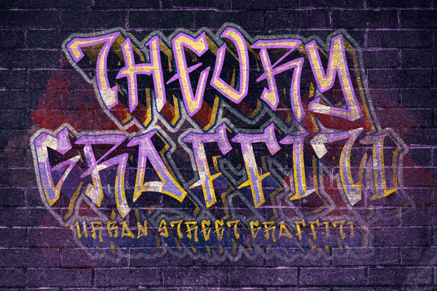 Theory Graffiti Demo Font · 1001 Fonts