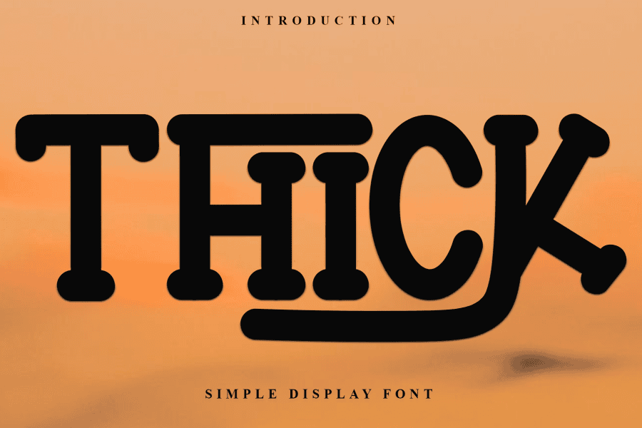 Thick Beloved Font · 1001 Fonts