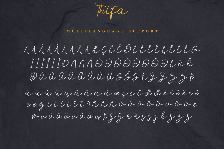 Thifa DEMO Font · 1001 Fonts