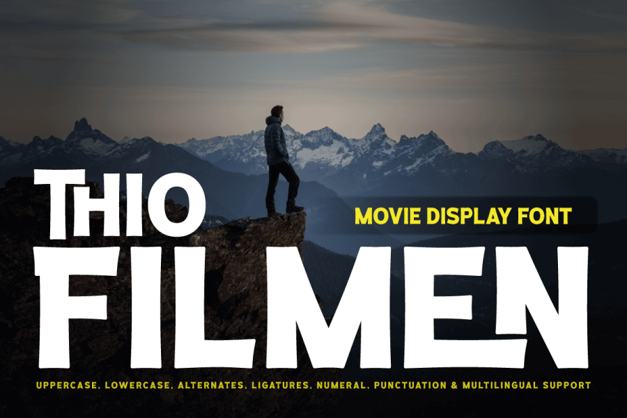 2 Free Blockbuster, Cinema, Film Fonts · 1001 Fonts