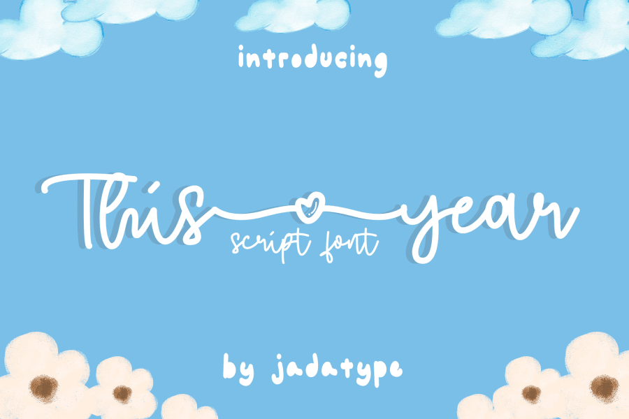 This year Font · 1001 Fonts